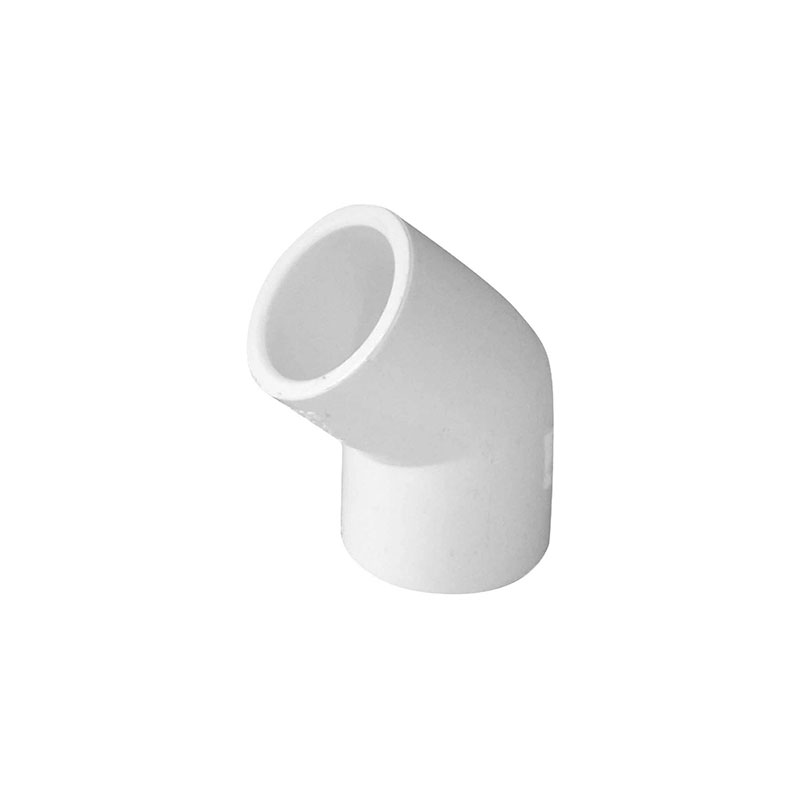Charlotte Pipe 1-1/2 Inch Slip x Slip Schedule 40 45 Degree PVC Elbow ...